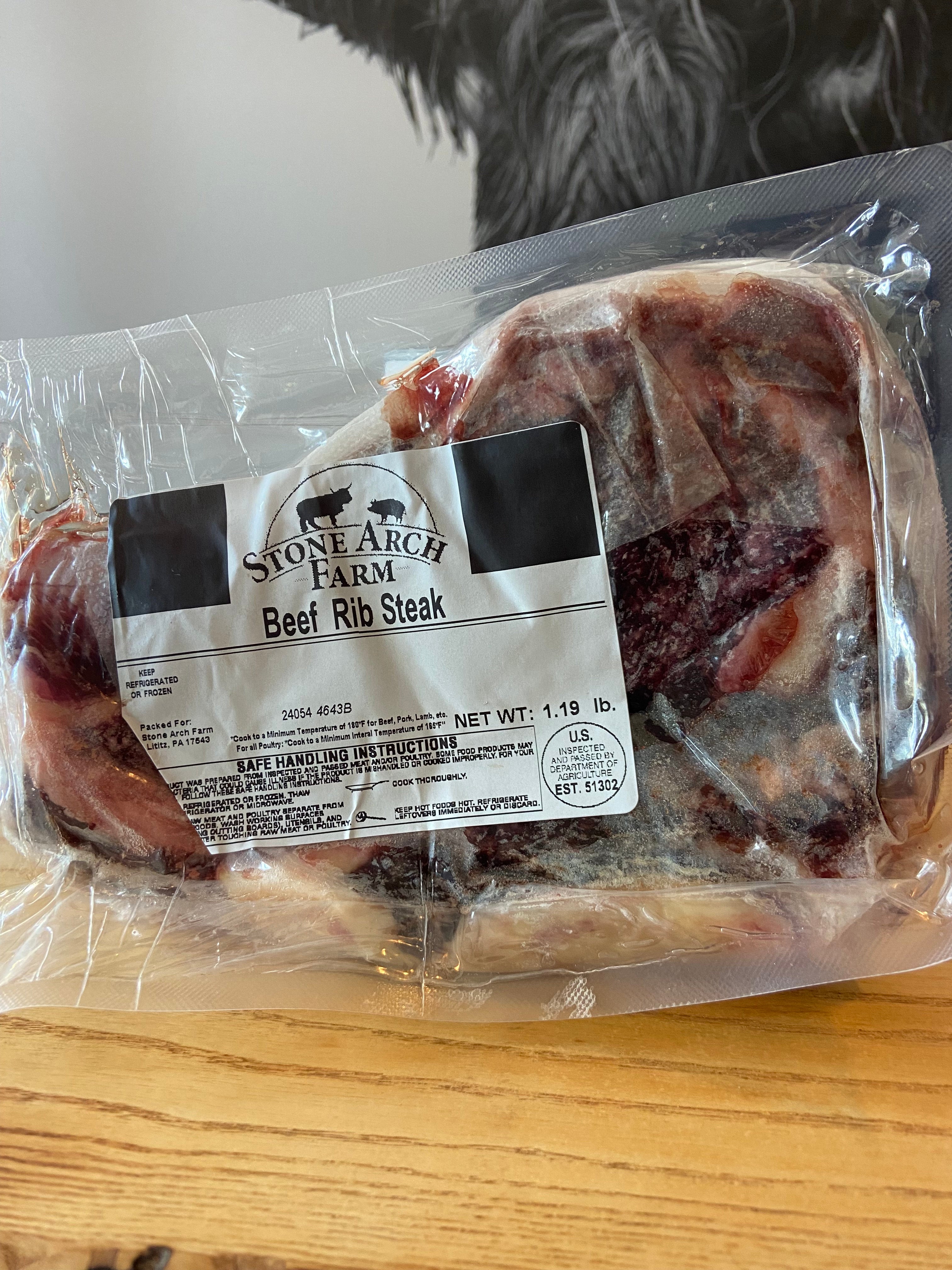 Beef Rib Steak | Stone Arch Farm
