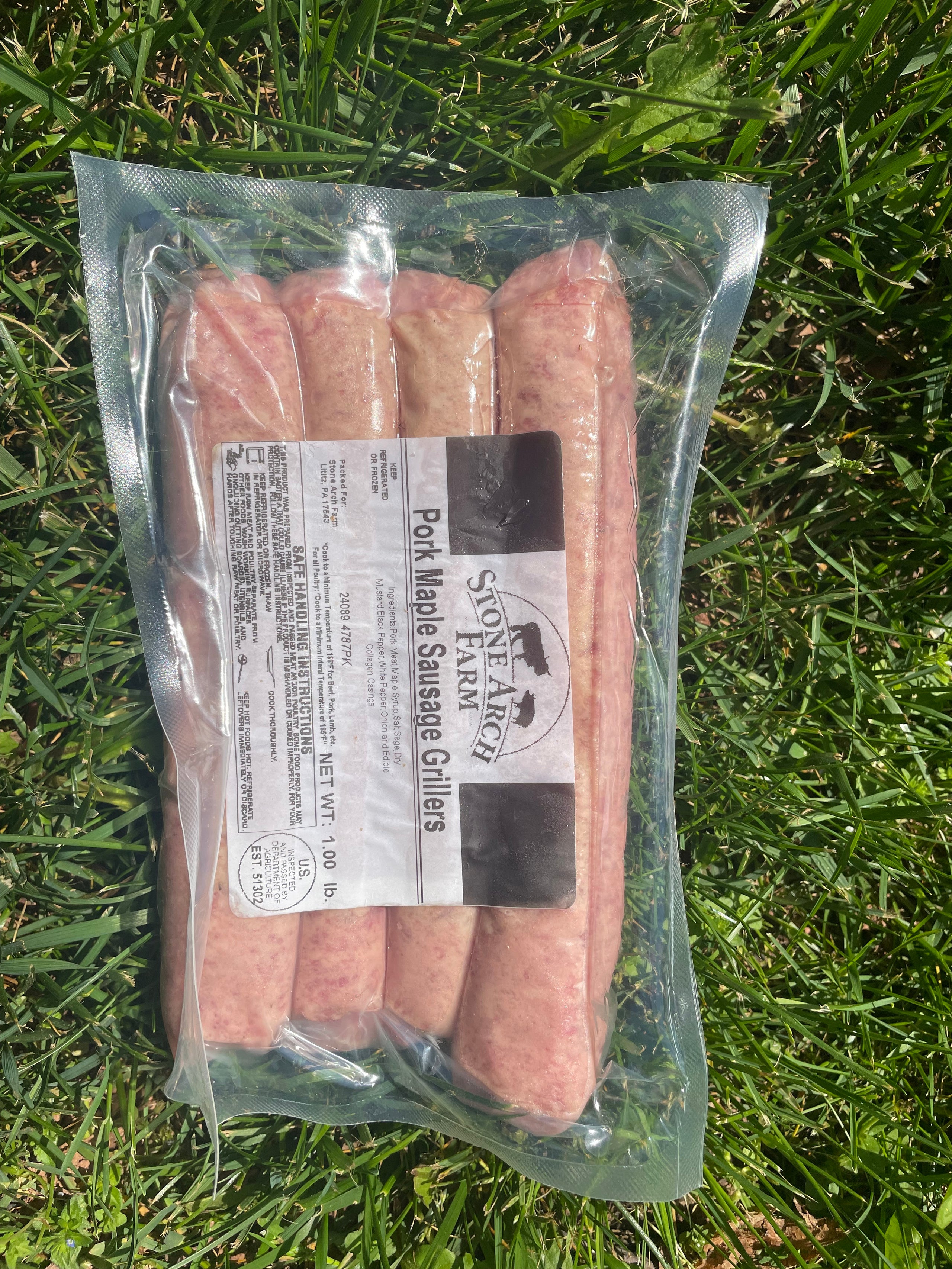 Mangalitsa Maple Sausage Grillers | Stone Arch Farm