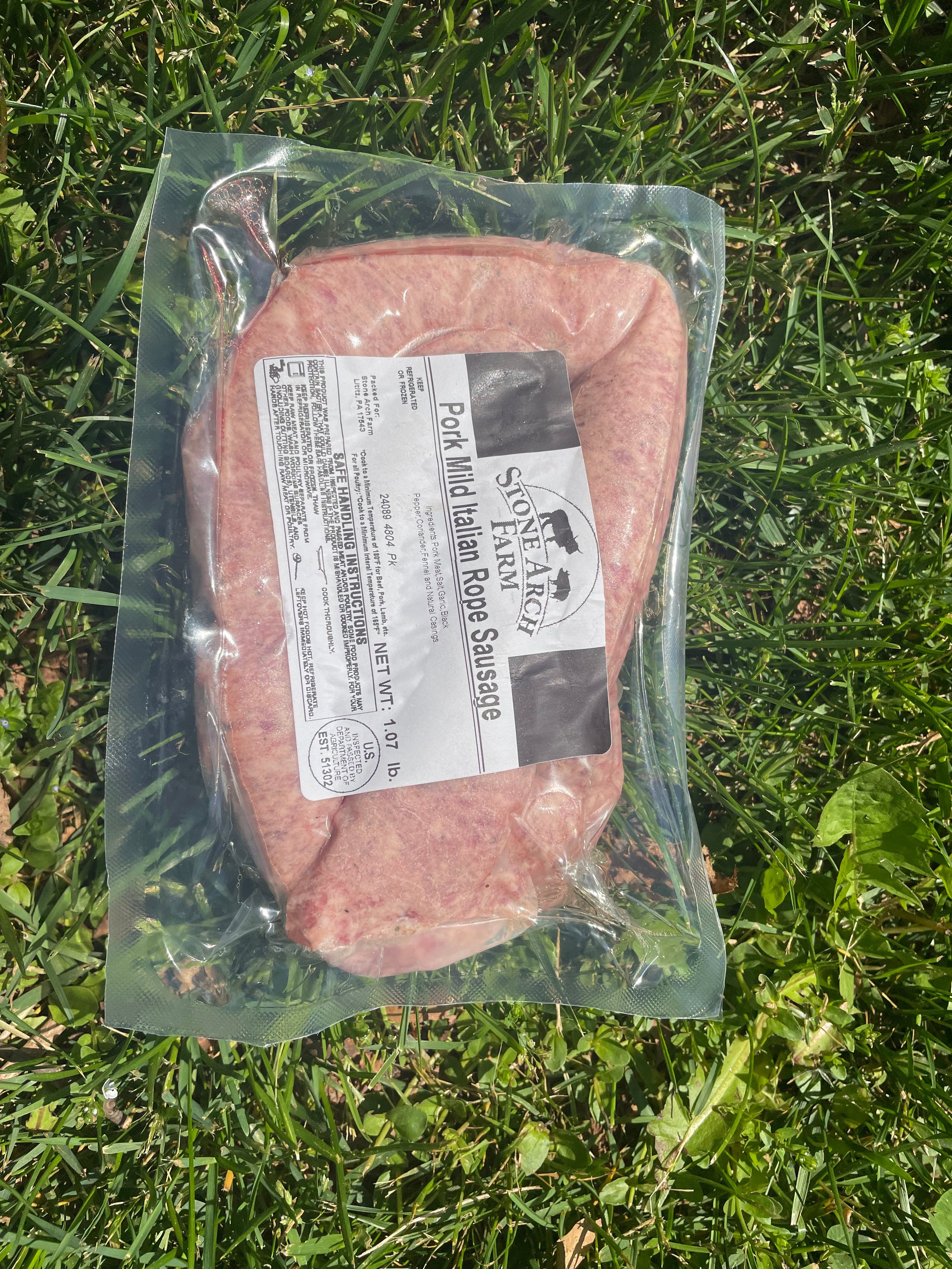 Mild Italian Rope Sausage | Stone Arch Farm