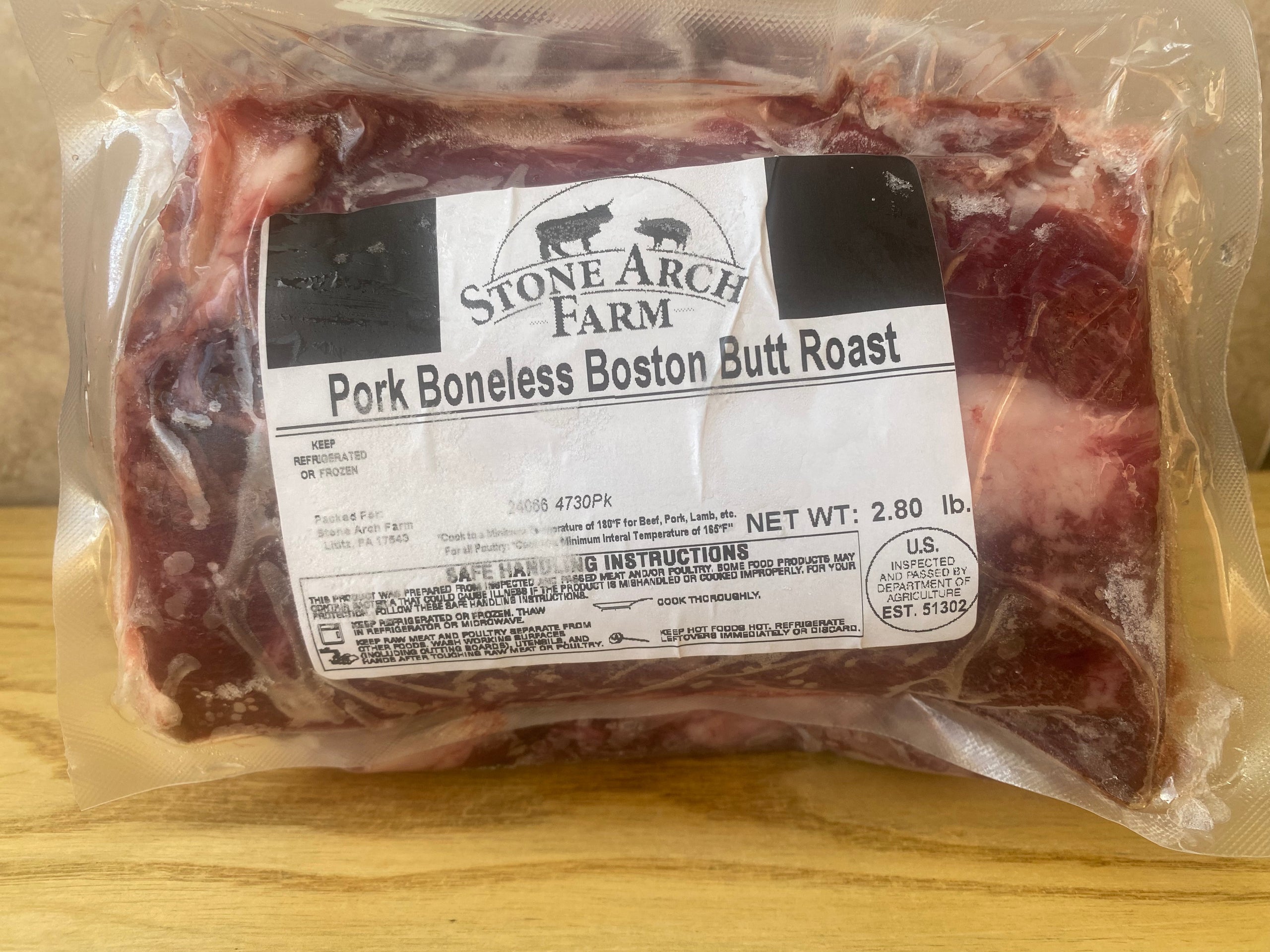 Mangalitsa Boston butt | Stone Arch Farm